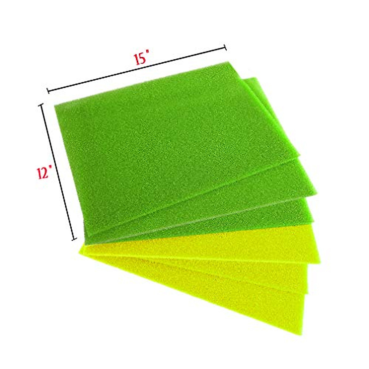 Dualplex® Fruit & Veggie Life Extender Liner for Refrigerator Fridge Drawers, 12 X 15 Inches, 6 Pack Includes 3 Yellow 3 Green – Extends The Life of Your Produce Stays Fresh & Prevents Spoilage