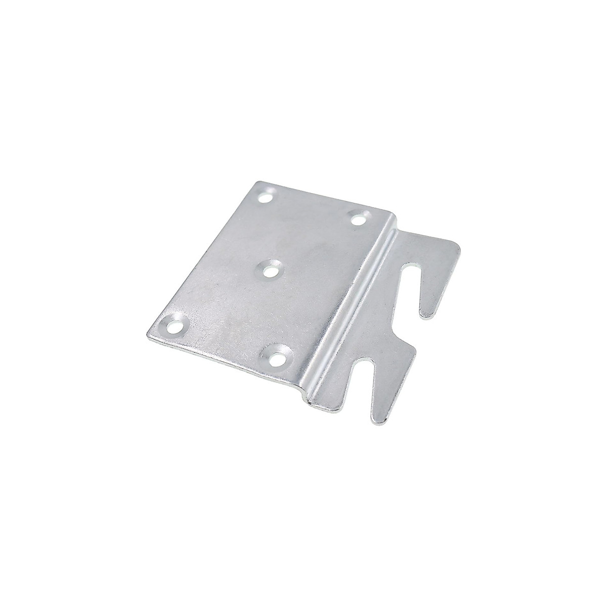 TTZEZE Wood Bed Rail Hook Plates, Heavy Duty Bed Frame Replacement Parts,Iron Metal Hardware Claw Hook Plate for Headboard Footboard Wooden Frame,Bed Rail Fitting Bracket with Mounting Screws,2 Pair