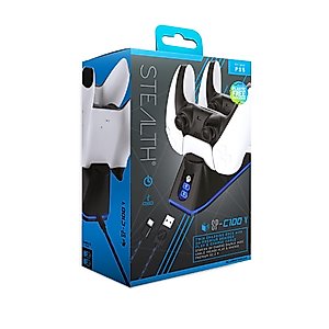 Stealth SP-C100 V Twin Charging Dock with Play & Charge Cable For PS5