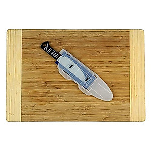 Agilux BladeGuard Knife Blade Protective Edge Guard Case for Cutlery 8in Clear