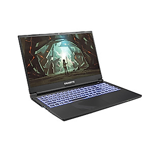 GIGABYTE G5 MF: 15.6" FHD 1920x1080 144Hz, NVIDIA GeForce RTX 4050 Laptop GPU, Intel Core i5-12450H, 16GB DDR4 RAM, 512G SSD, Win11 Home (G5 MF-F2US313SH),Black