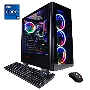 CYBERPOWERPC Gamer Xtreme VR Gaming PC, Intel Core i9-12900KF 3.2GHz, GeForce RTX 3070 8GB, 16GB DDR4, 1TB NVMe PCIe SSD, WiFi & Win 11 Home (GXiVR8080A28), Black
