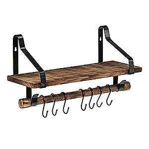 MalyitrolY ic Style Wall Mounted Storage Floating Shelves Hooks Kitchen Bathroom Holder Organization and storage Book shelves Office decor Wall shelf Storage shelves Wall shelves
