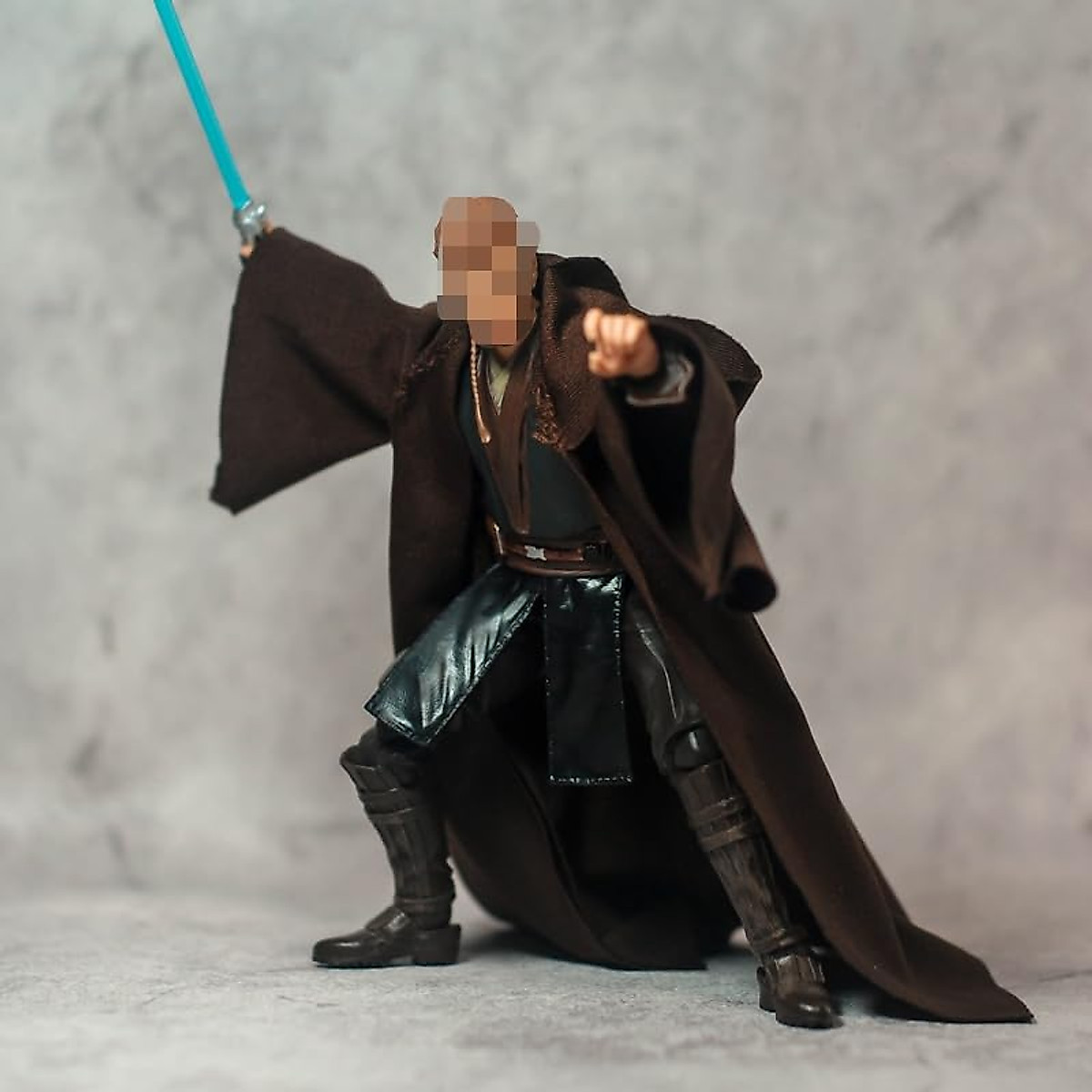 SSbeauty M 1:12 Scale Fabric Cape Robe Coat with Hat for 6" 6 inches Body Action Figure Clothes (no Figure)