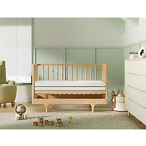 Dourxi Crib Mattress, Dual-Sided Comfort Baby and Toddler Mattress with Cool Gel Memory Foam and Removable Cover, Fits Standard Size Cribs and Toddler Bed, 52x27.5x5.5 inches