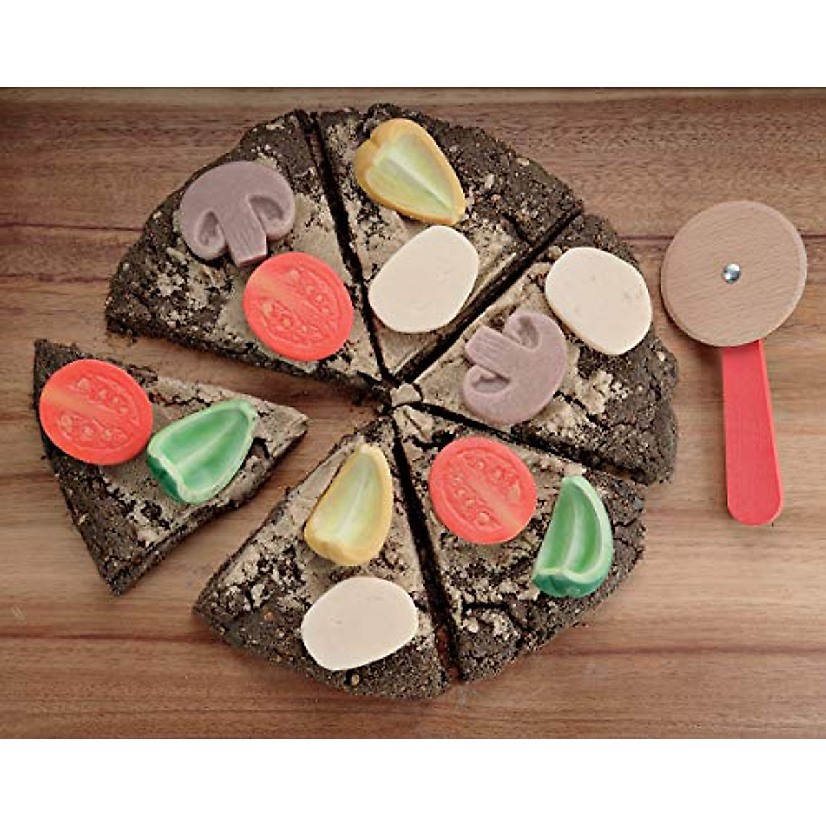 Yellow Door Sensory Play Stones, Pizza Toppings