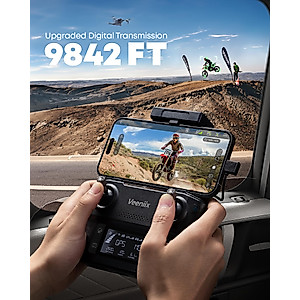 Veeniix V11 Drones with Camera for Adults 4K, 70Min Long Flight Time, Gimbal & EIS 4K/30FPS Professional Drone, 3KM Long Range, GPS Auto Return, Easy App-Controlled, Integrated FAA Remote ID