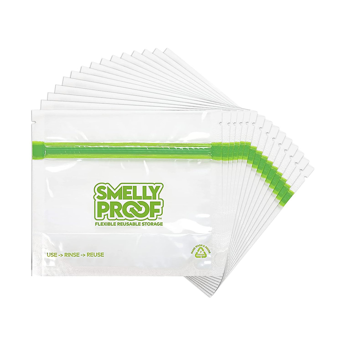 15 x Expandable Stand-Up & Fill REUSABLE Storage Bags for Food Designed & Mfg in US by Smelly Proof, PEVA & BPA FREE, Reusable Snack Bags, Dishwasher-Safe, Clear 3 mils STAND & FILL 6" x 4" - 15pk