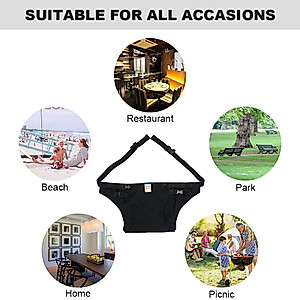 Lychee Harness Seat for High Chair Baby Feeding Safety Seat with Strap, Toddler Booster Harness Belt Portable Dining Seat Strap for Travel Home Restaurant Shopping (Red)