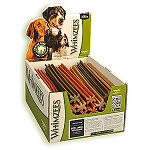 Whimzees (10 Pack) Dental Stix Dog Treat, X-Large