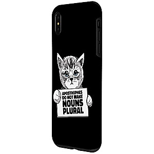 iPhone XS Max Apostrophes Don't Make Nouns Plural Funny English Teacher Case