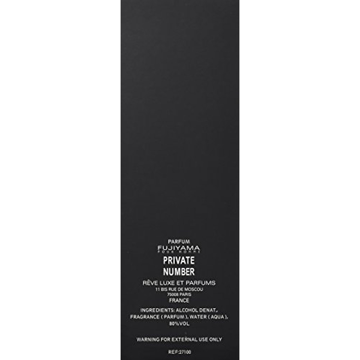 Succes De Paris Fujiyama Private Number for Men 3.3 oz Eau de Toilette Spray