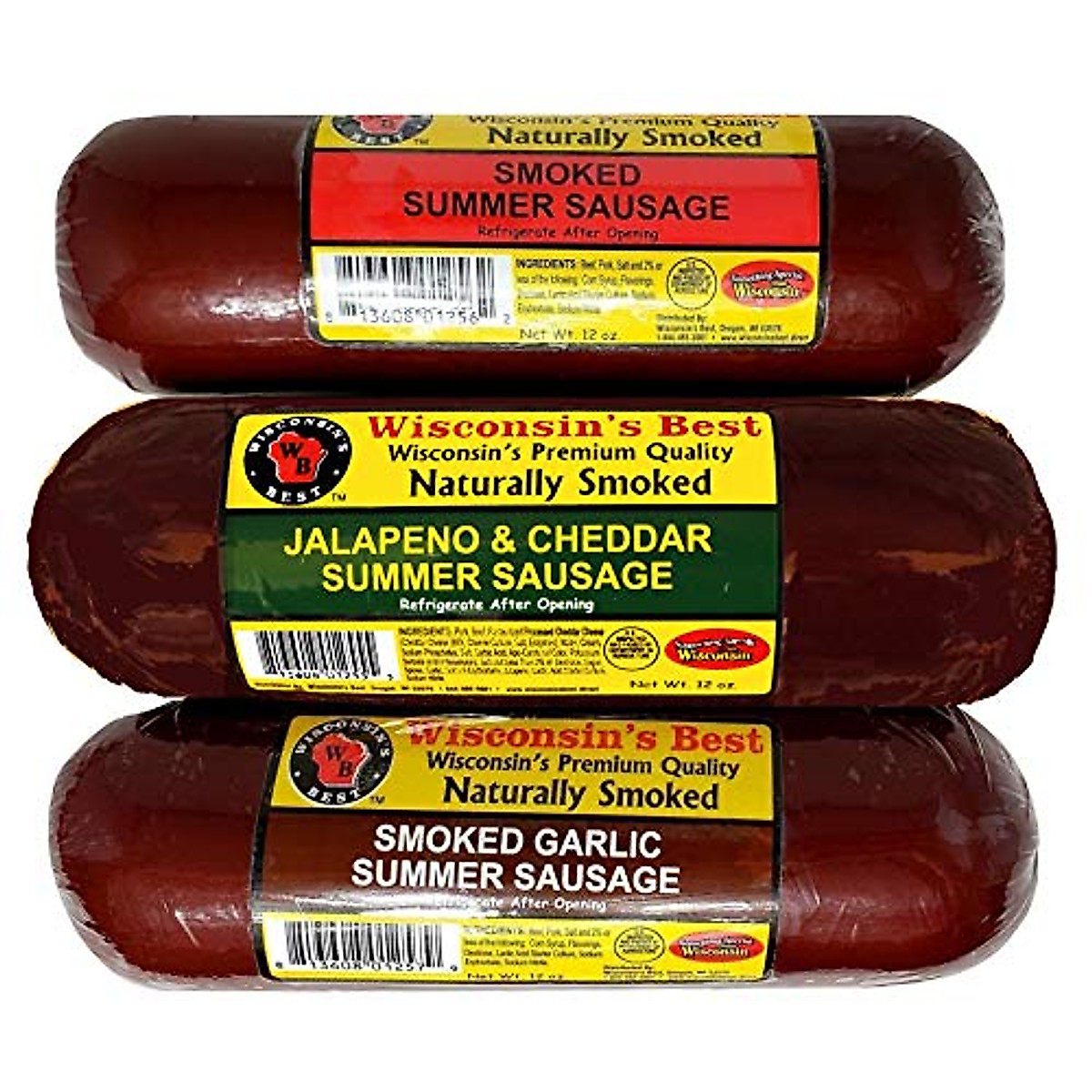 Wisconsin's Best & Wisconsin Cheese Company- Party Gift Basket - 100% Wisconsin Cheddar Cheese, Pepper Cheese, Sausage, Crackers, Pretzels & Mustard