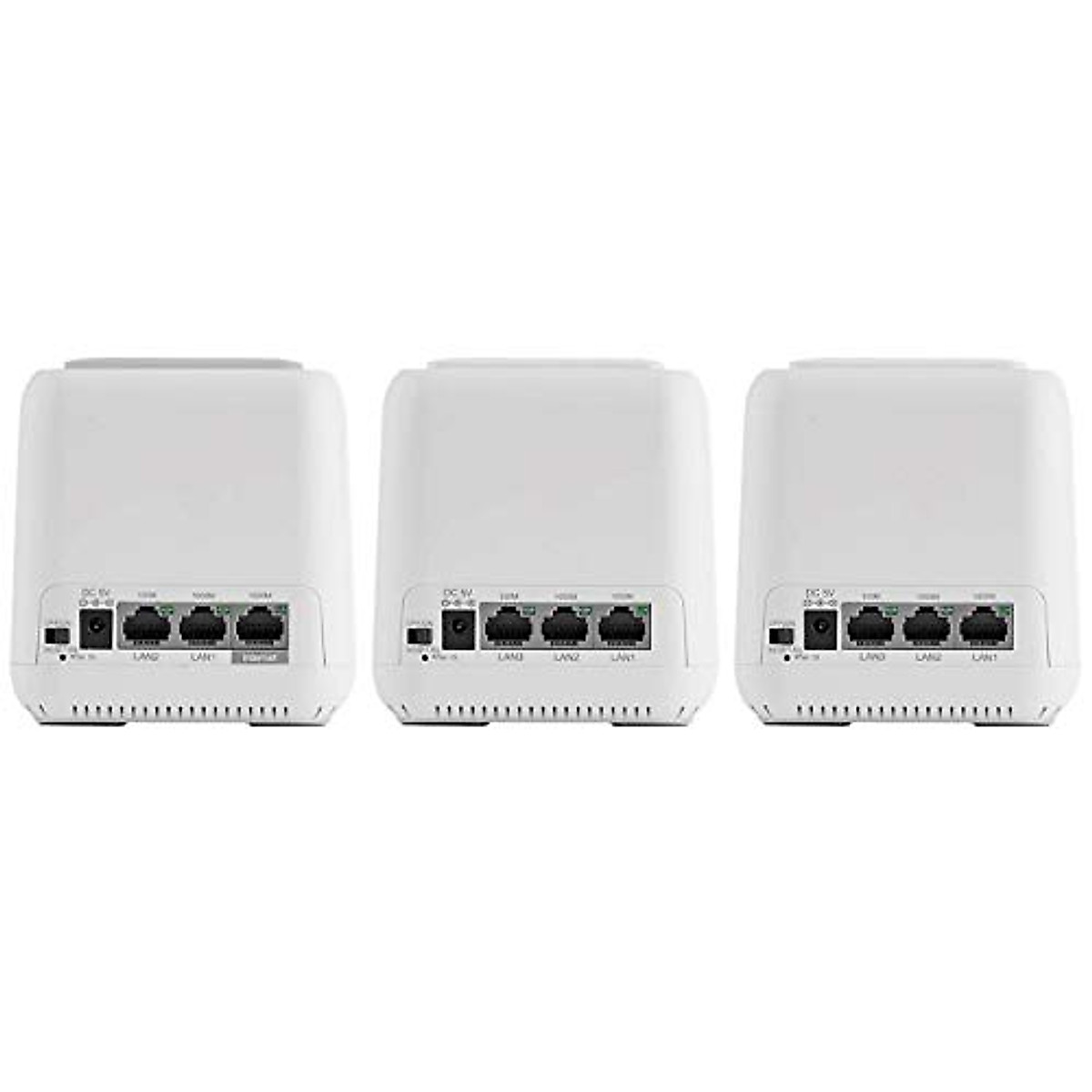 Monoprice Whole Home Mesh Wi-Fi System, Wi-Fi Router and 2 Satellite Extenders, Quick Setup by Touch Link Technology Covers Entire Home up to 4500 sq. ft.