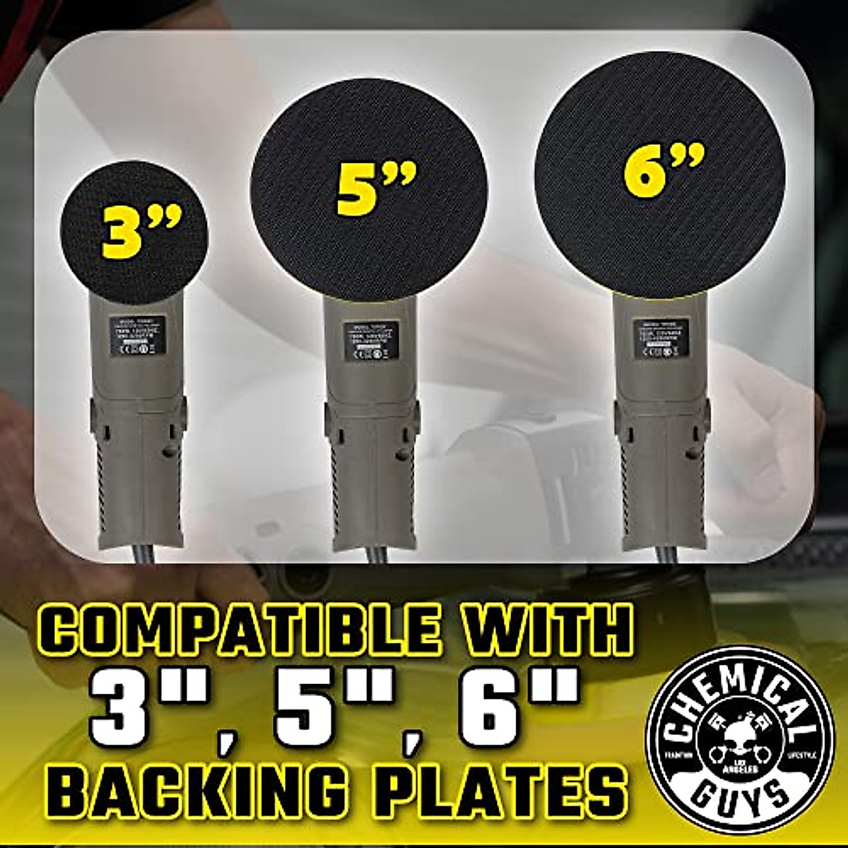 Chemical Guys BUF_209X TORQX Random Orbital Polisher, Complete Detailing Kit with Pads, Pad Cleaner & Conditioner, Towels - 12 Items