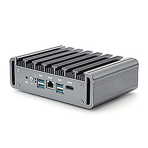 HSIPC 11th Gen i7 1165G7 Firewall Micro Appliance, Mini PC, Nano PC, Router PC(16G 128G) with 6 RJ45, AES-NI, 2.5GBE,HDMI USB3.0 Console,Compatible with Pfsense OPNsense