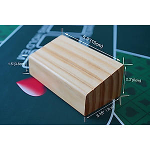 Yuanhe Solid Wood Playing Card Holders - Card tray, set of 2