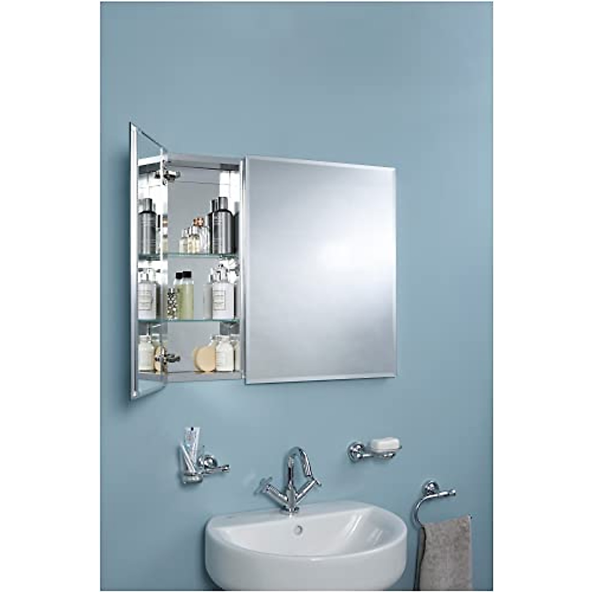 Jacuzzi PD44000 PD44000 26" H x 30" W x 5-1/4" D Double Door Medicine Cabinet