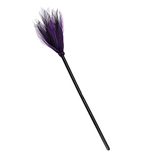 VALICLUD Halloween Witch Broom Props Kids Witch Broomstick Halloween Broomstick Witch Costume Accessories Halloween Cosplay Accessory (Random Color)