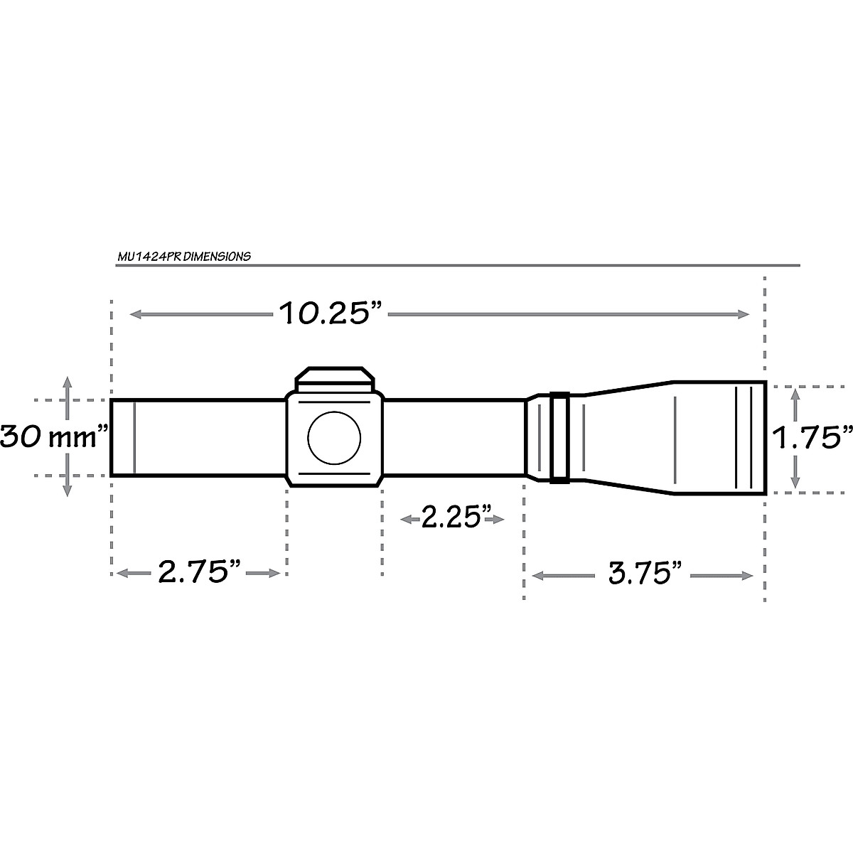 Mueller Optics 1-4×24 Speed Shot Rifle Scope