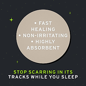 No BS Intensive Overnight Pimple Patches - Fast-Acting Acne Spot Treatment for Clear, Healthy Skin -Hydrocolloid, Salicylic Acid, Calamine (1 BOX of 36ct). Includes Free Skincare Samples