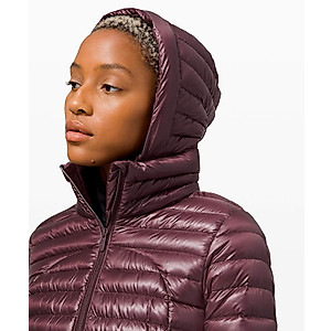 Lululemon Pack It Down Long Jacket Shine (Bordeaux Drama, numeric_4)