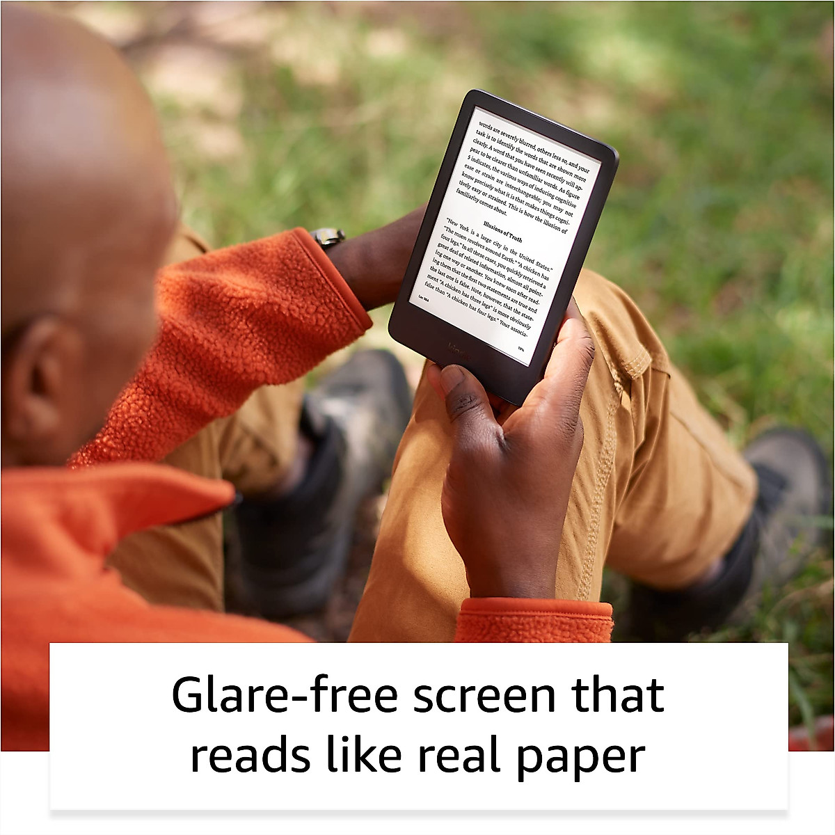 All-new Kindle (2022 release) – The lightest and most compact Kindle, now with a 6” 300 ppi high-resolution display, and 2x the storage - Black