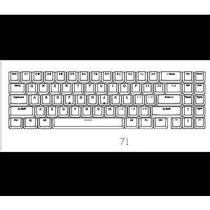 104 + 27 Keycap Set, Dye-Sublimation PBT Keycaps, Cherry Profile Custom Keycaps for DIY Cherry MX Mechanical Gaming Keyboards, Lemon Lime