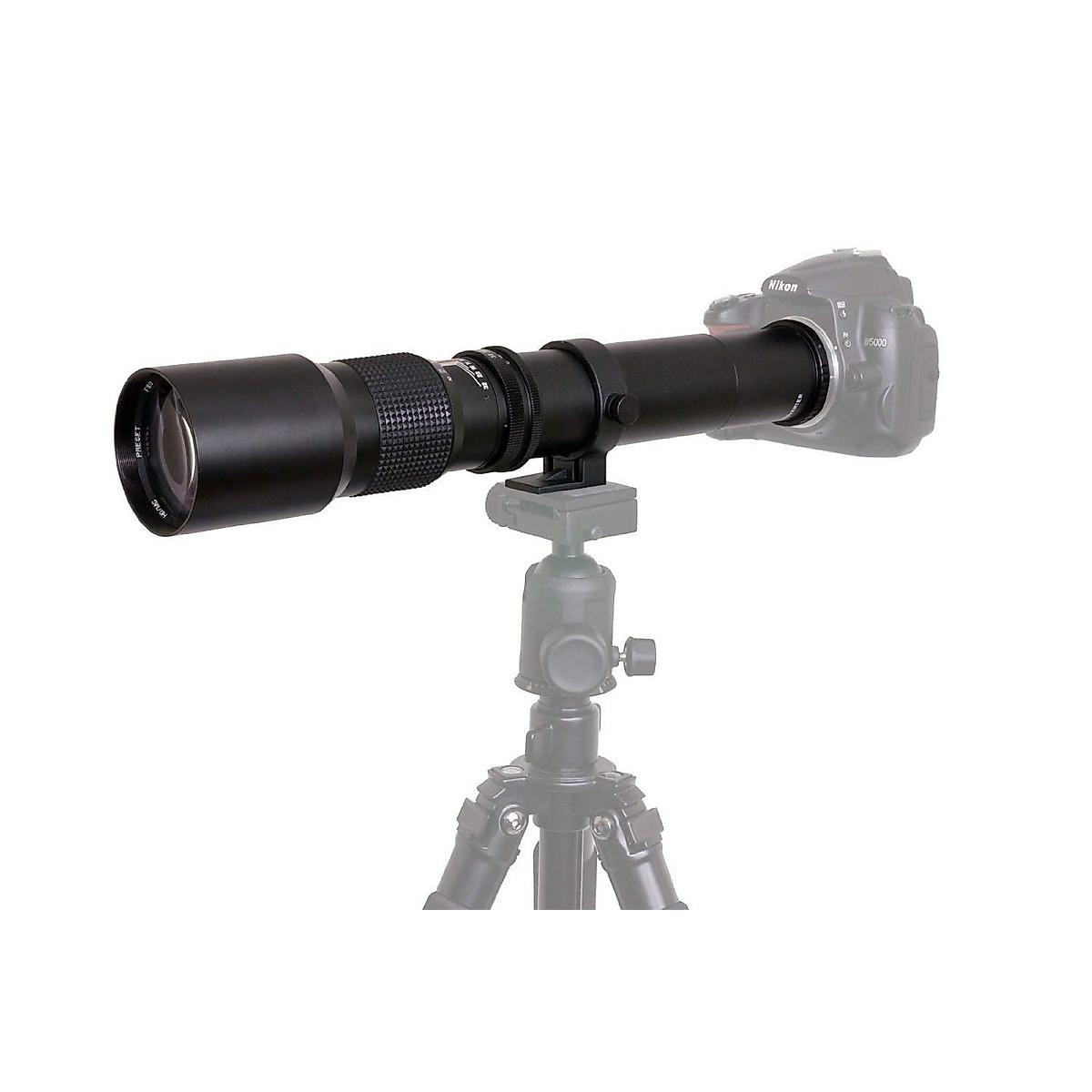 HD Telescope 500mm/1000mm f/8 Manual Telephoto Lens for Canon EOS Rebel T3, T3i, T4i, T5, T5i, T6, T7 T6i, T6s, T7i, SL1, SL2, EOS 60D, 70D, 77D, 80D,5D III,5D IV, EOS 6D,7D,7D II Digital SLR Camera