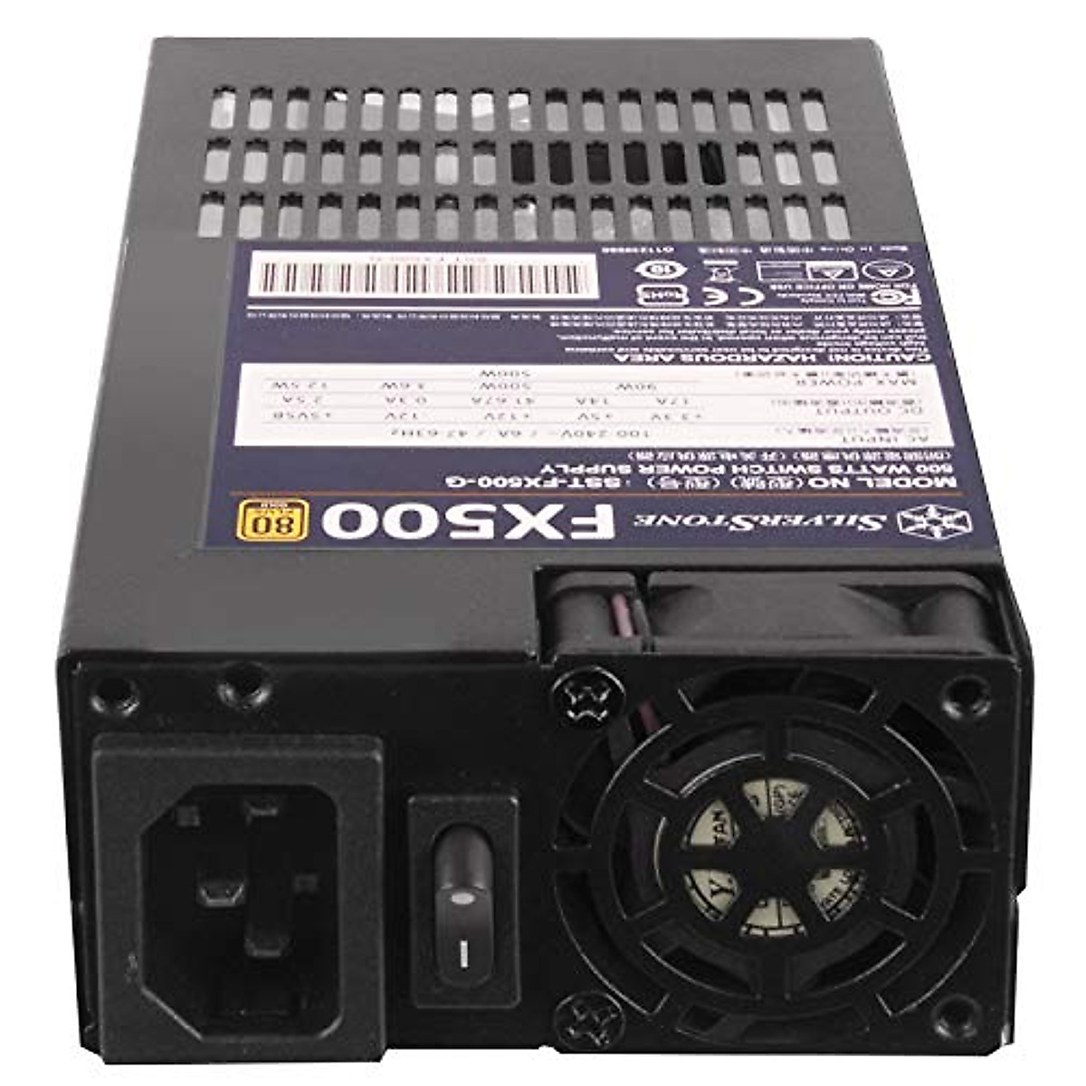 SilverStone Technology FX500-G, 500W Flex ATX 80 Plus Gold Power Supply, SST-FX500-G