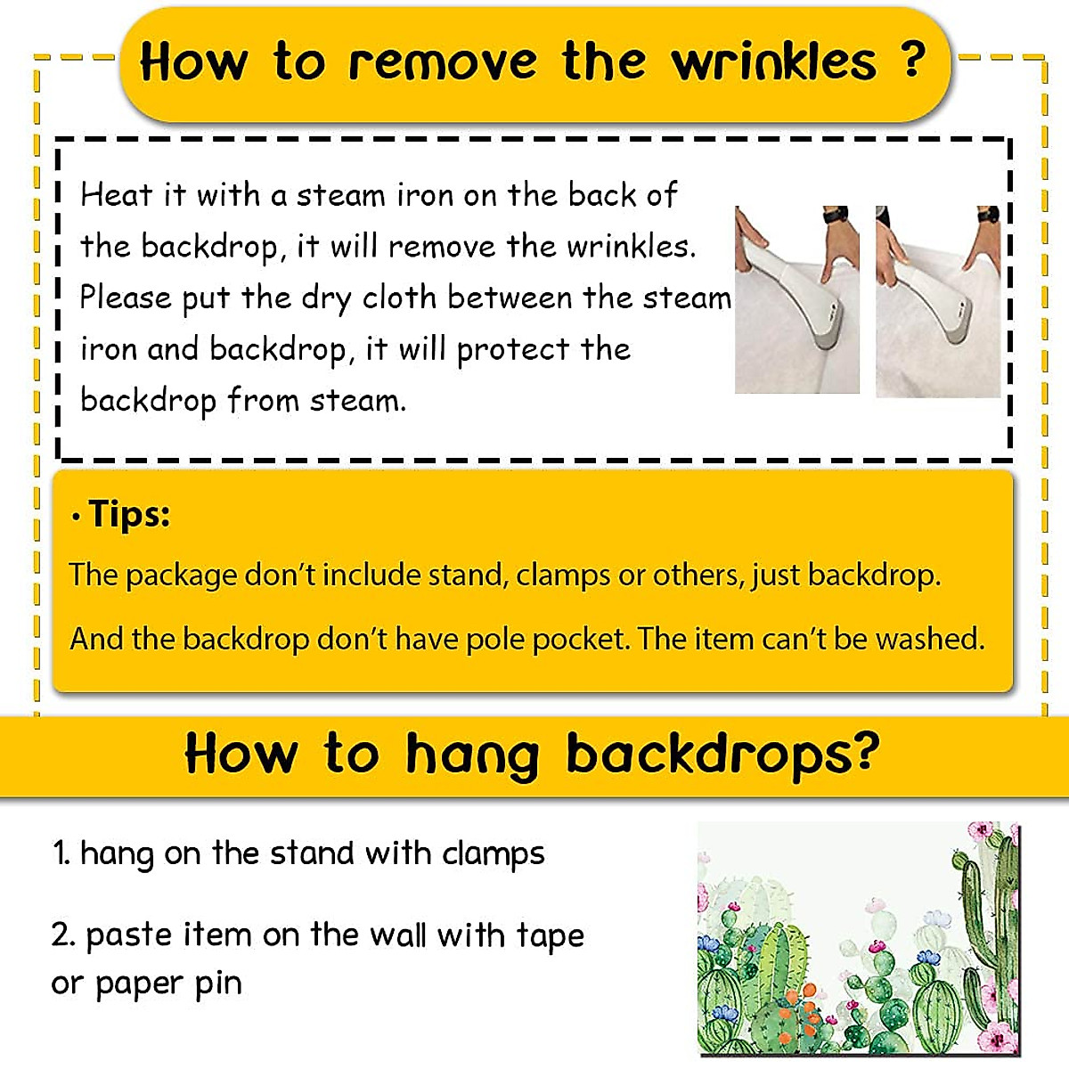 Watercolor Cactus Photography Backdrop Cactus Floral Birthday Photo Studio Background Vinyl 5x3ft Fiesta Cactus Themed Baby Shower Banner