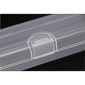 UUYYEO 2 Pcs Travel Portable Toothbrush Storage Case Plastic Dust-Proof Toothbrush Container Toothpaste Box Holder