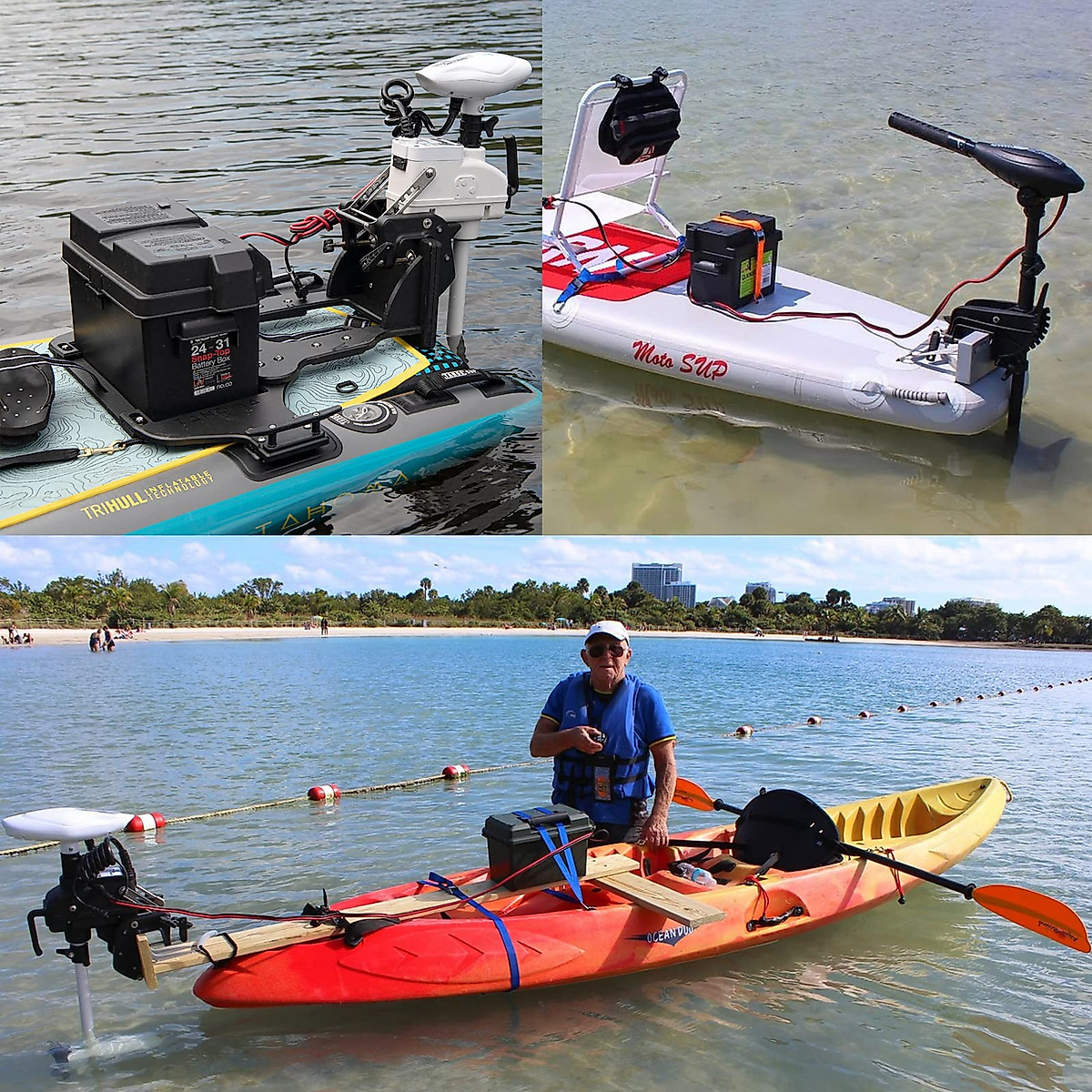 Trolling Motor Battery Cable Extension Wire Kit-6 Feet 8 Gauge Wire for Extending Battery Cable to Trolling Motor,Fits Marine Fishing Boat