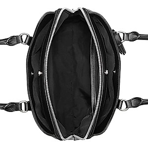 NINE WEST Galla Dome Satchel Black One Size