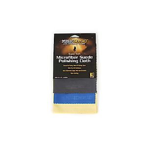 MusicNomad Microfiber Polishing Cloth-3 Pack (MN203)