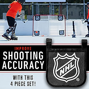 Franklin Sports Hockey Shooting Targets - NHL BLACK