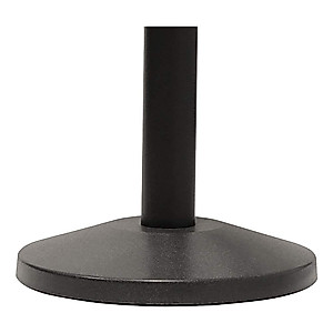 Crowd Control Warehouse CCW Series RBB-100 - Set of 2 Stanchion Retractable Belt Barriers - 11 Foot Black Belt, Black Post - Easy Assembly