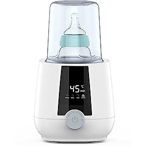 Tizwis Baby Bottle Warmer for Breastmilk or Formula, Fast Baby Milk Warmer with Timer, Smart Temperature Control, Multifunctional Bottle Warmers with Defrost, Thaw, Keep, Heat Baby Food Jars Function