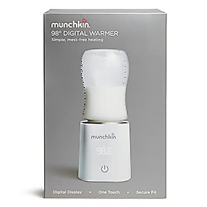 Munchkin® 98° Digital Bottle Warmer (Plug-in) with Four Adapters - Fits Most Baby Bottles