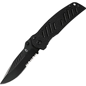 Gerber Gear Swagger Knife, Serrated Edge, Drop Point [31-000594]