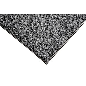 Furnish my Place Abstract Contemporary Stripes Modern Plush Two Tone High Low Pattern Rug, Abstract Rug, Pet-Friendly Rug, Contemporary Rug, Made in USA - Easy Fit Light Grey, 18" x 36" Half Round