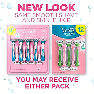 Gillette Venus Sensitive Disposable Razors 12 Count