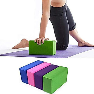 4 Pcs High Density EVA Foam Bricks Yoga Foam Exercise Blocks (4 Pcs)