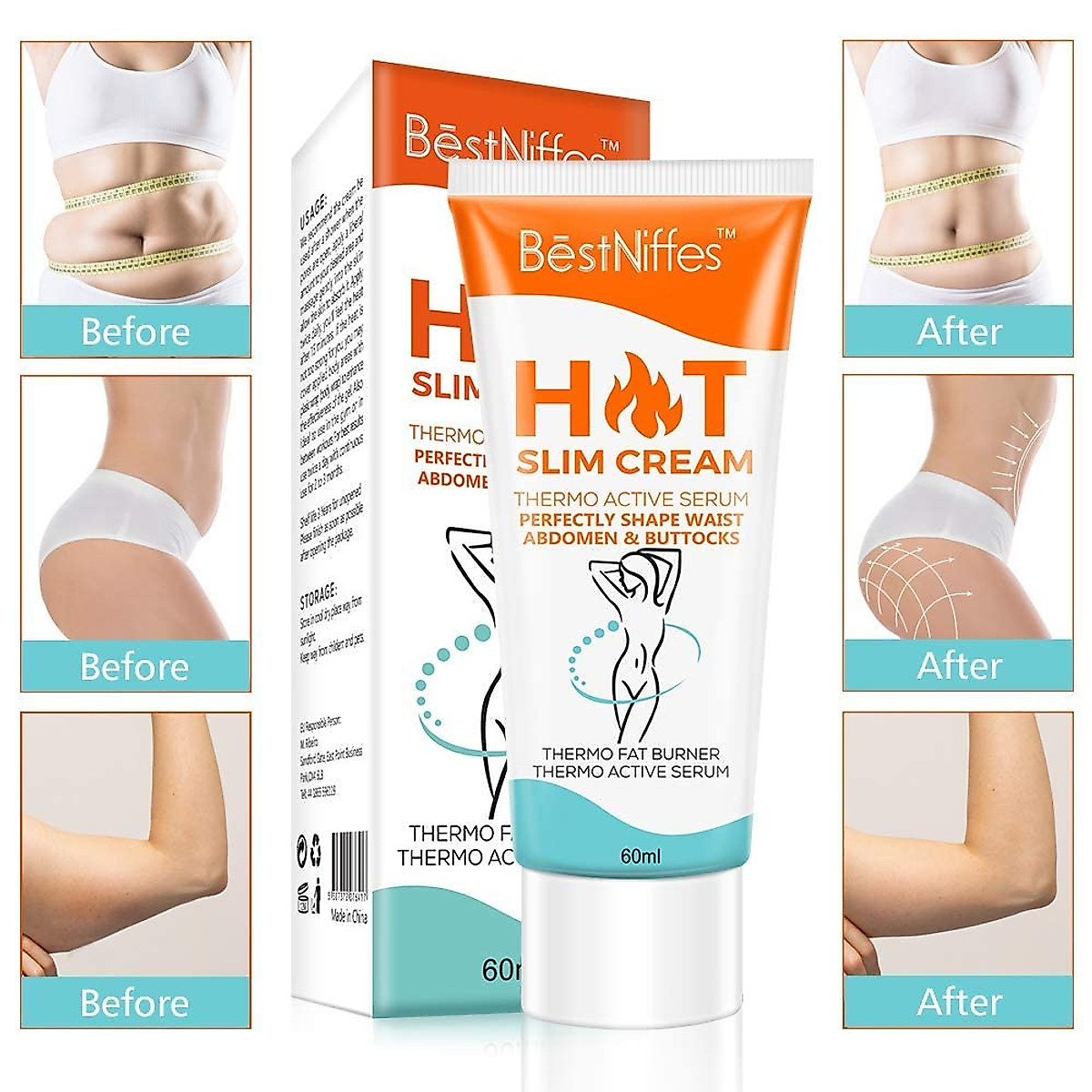 Hot Cream,（2Pack）Fat Burner Sweat Cream,Slimming Cream,Cellulite Treatment Weight Loss Cream Belly Fat Burner For Women and Men (2Pack)