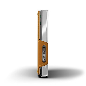 Mondraghi Mini-Wallet and Card Holder Made in Italy CARAMEL