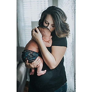 GroVia Newborn All in One Snap Reusable Cloth Diaper (AIO) (Waverly)