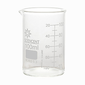SCIENCENT Glass Beaker 100ml (Single)
