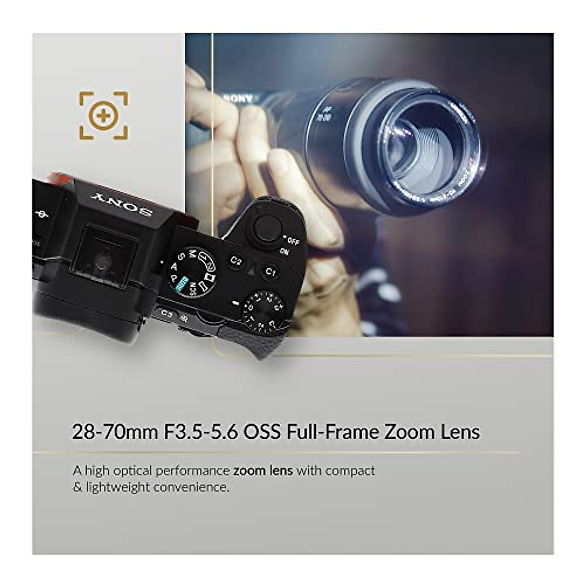Sony Alpha a7II Mirrorless Digital Camera with 28-70mm OSS Lens Bundle with 60-Inch Tripod, Camera Bag, 64GB SD Card, Card Case and Reader, Battery and Dual Charger, and Lens Cap Keeper (8 Items)