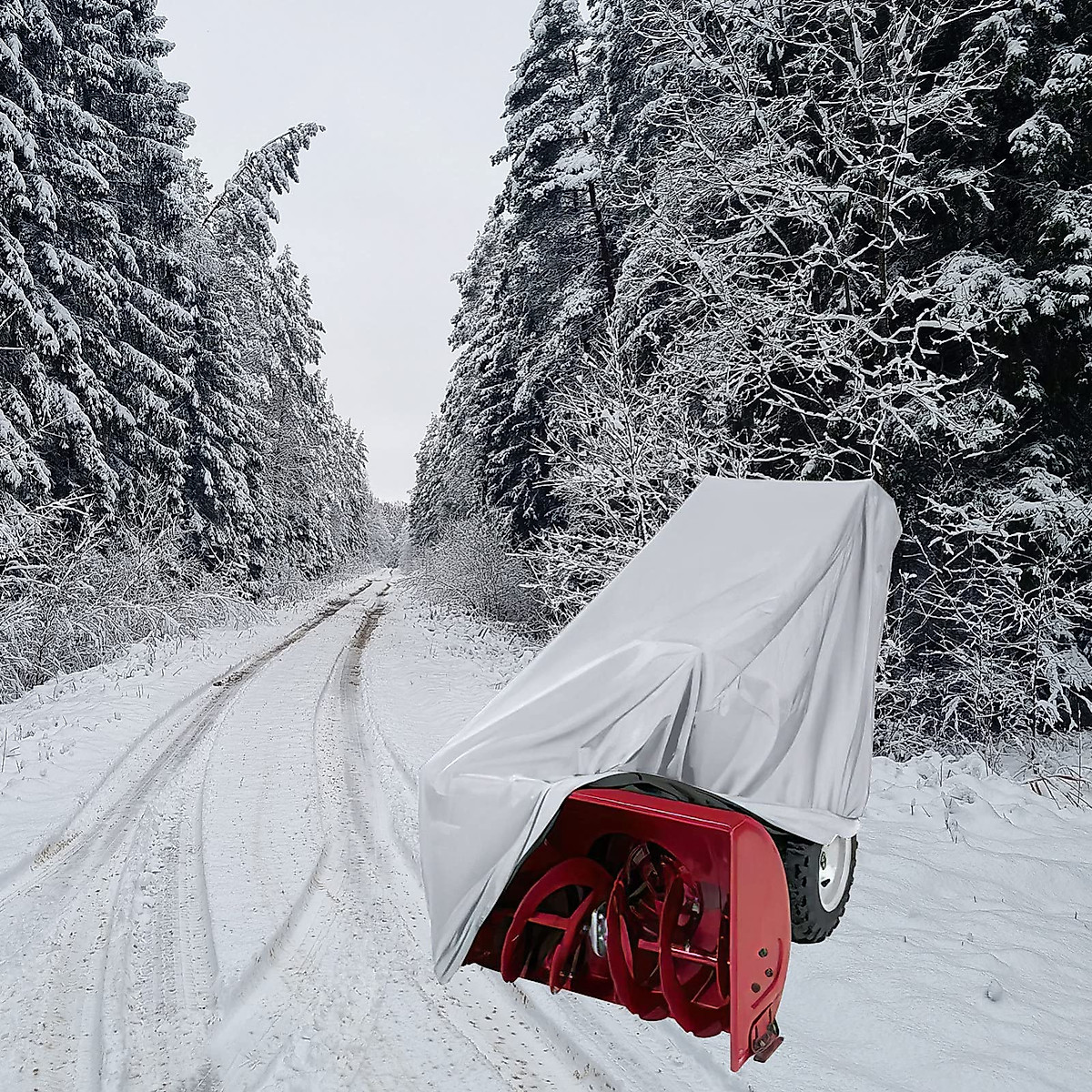 GANAZONO Snow Blower Protector Snow Blower Cover Snowplow Cover Farm Supplies Weatherproof Compact