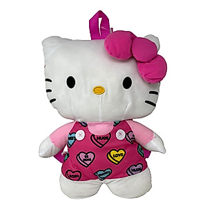 Fast Forward Hello Kitty Plush Backpack with Heart & Love